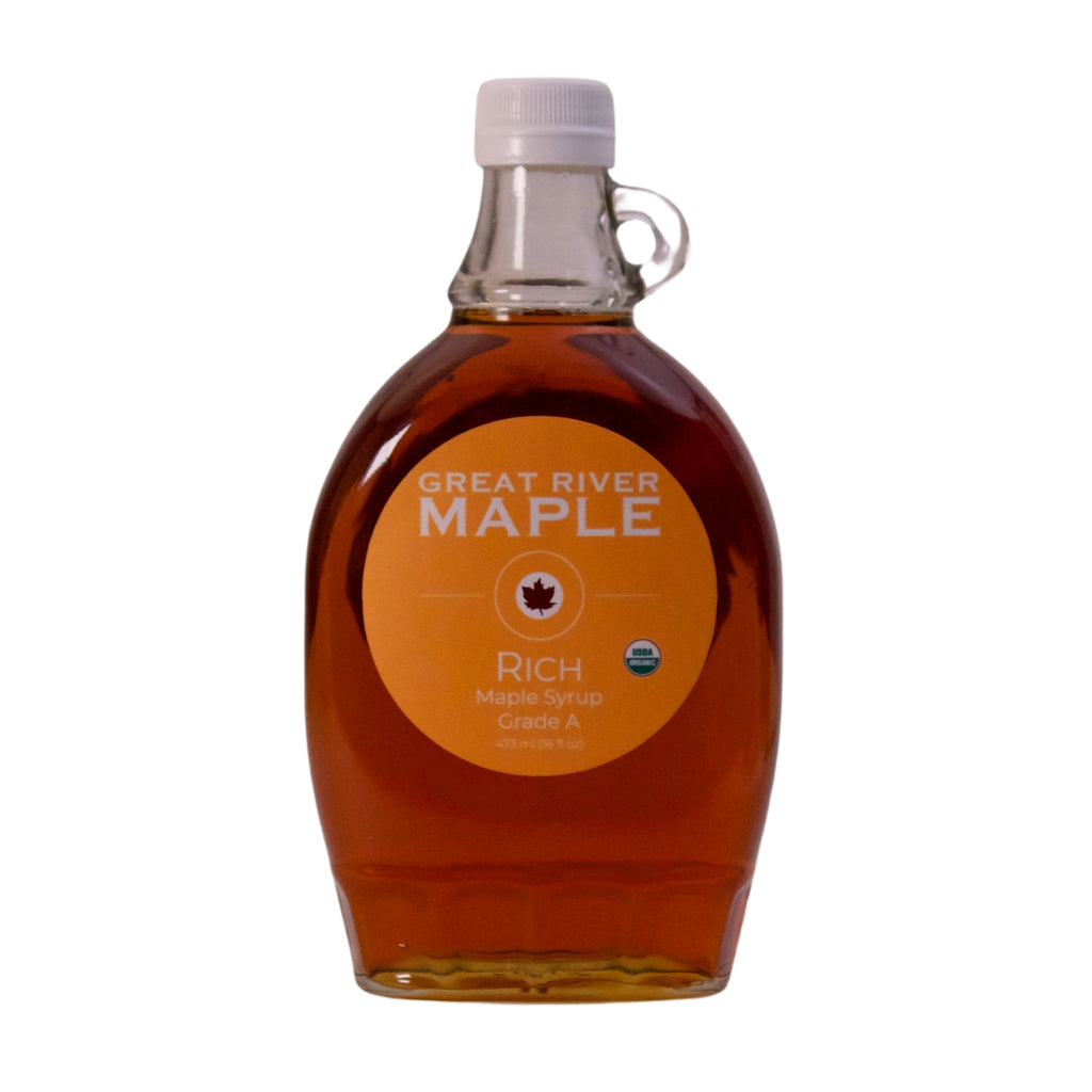 16oz Grade A Rich Maple Syrup – Great River Maple